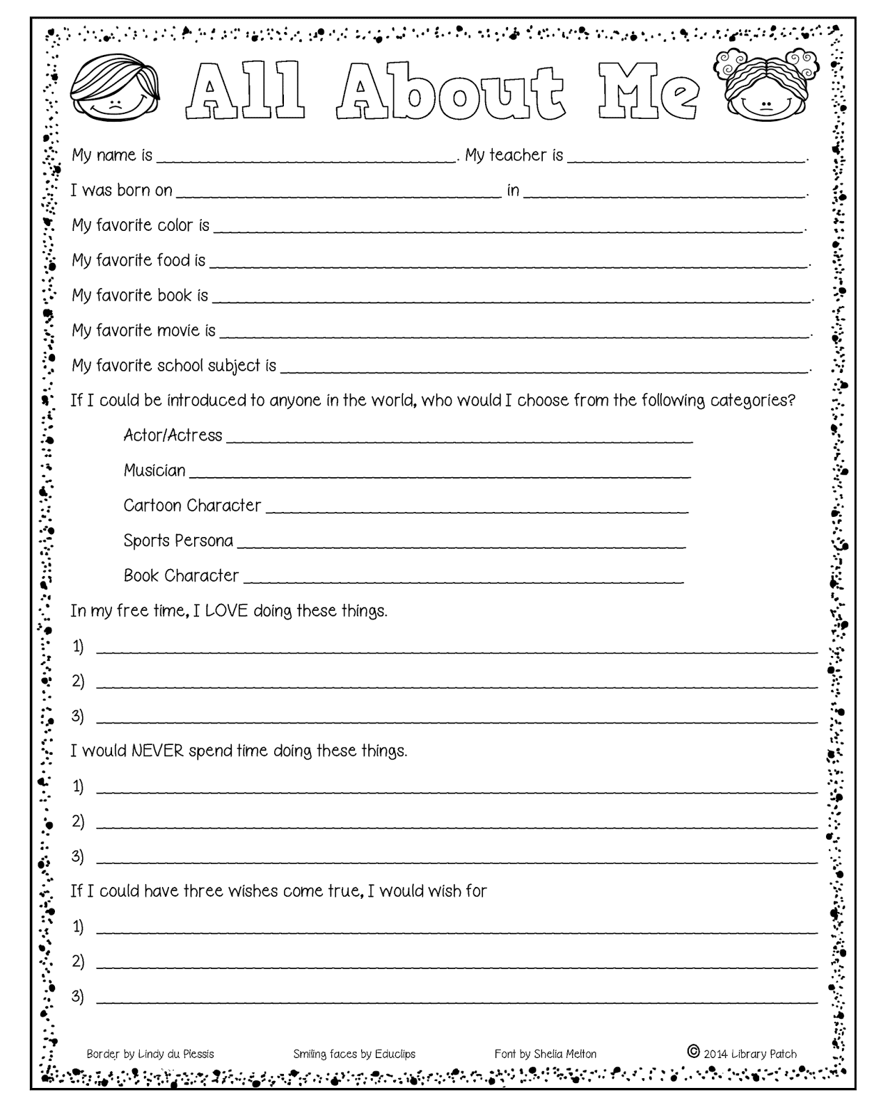 All About Me Worksheets For Teens Printable All About Me Worksheets All About Me Worksheets For Teens Printable All About Me Worksheets